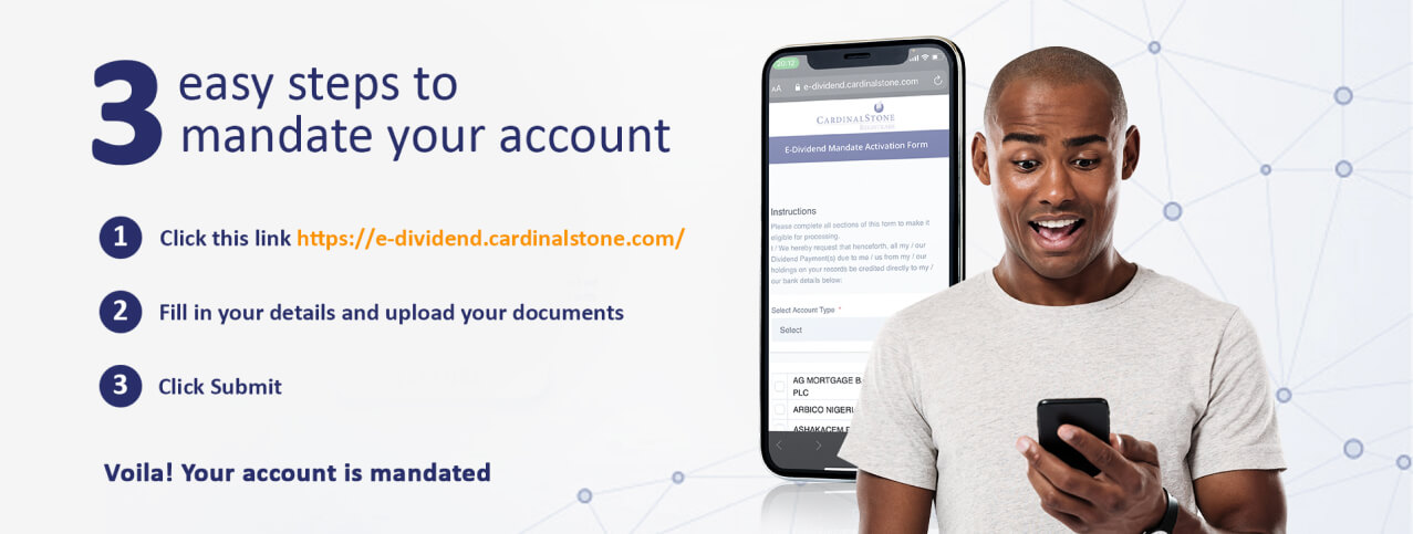 Mandate your Account – CardinalStone Registrars Limited